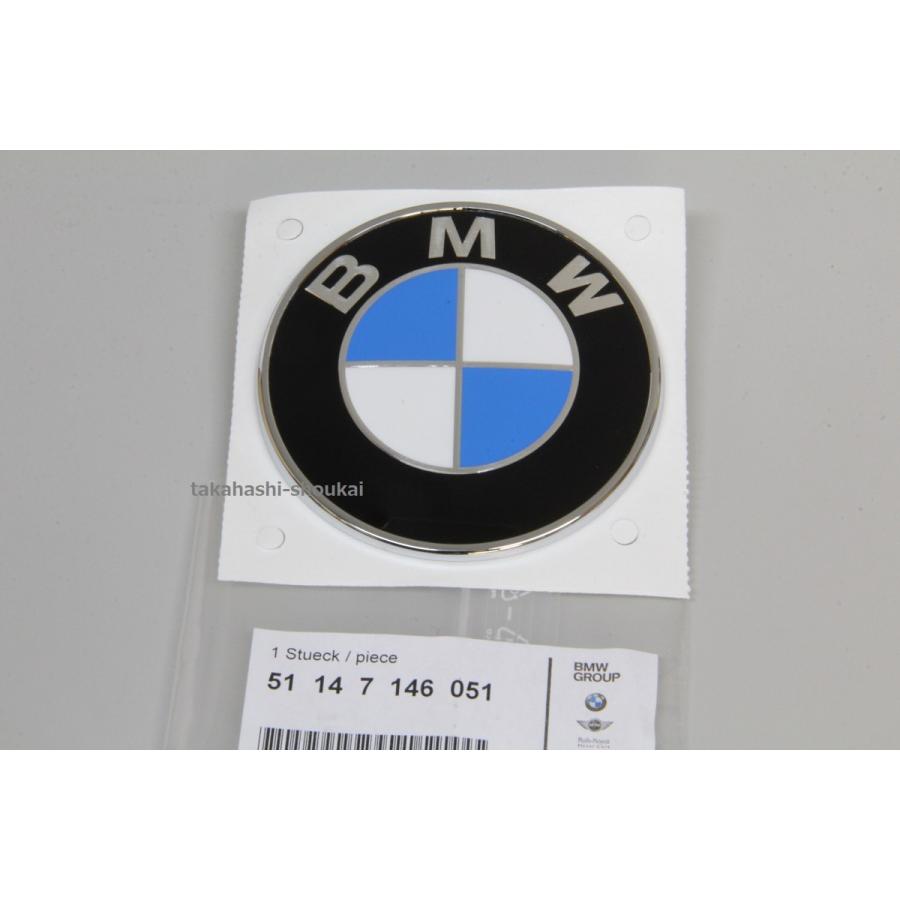 BMW BMW純正品 E92 3シリーズ クーペ リアトランクエンブレム＋取付グロメット2個 51147146051 (φ78mm) : 高橋 ...