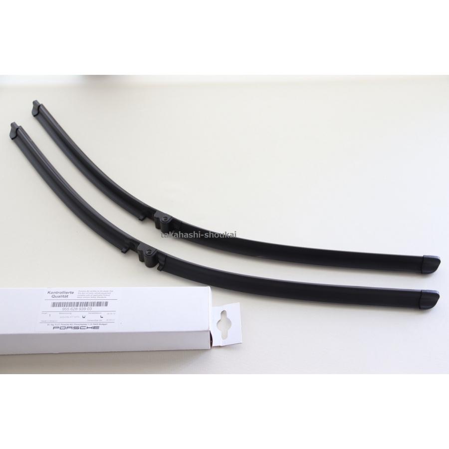 PORSCHE DESIGN フロントワイパー 左右 ポルシェ カイエン 955型（2002年〜2006年） 左ハンドル車 品番 ...