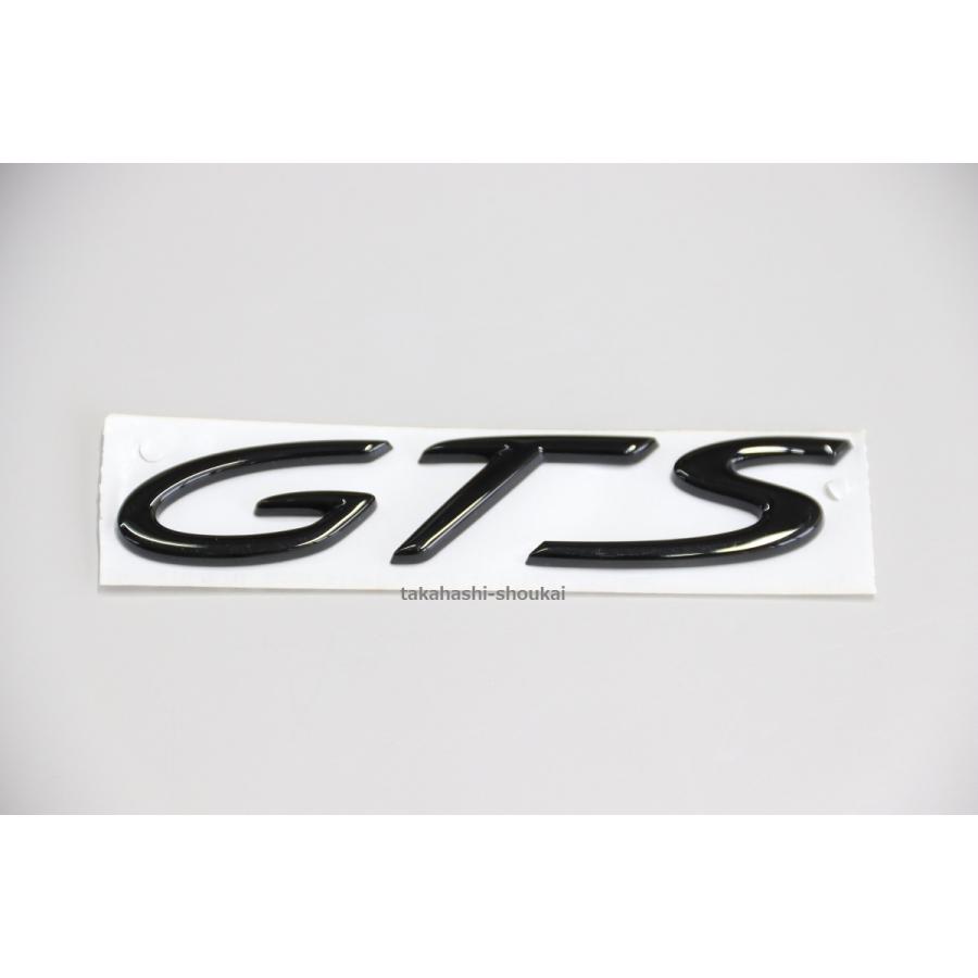 PORSCHE DESIGN 971パナメーラ用 ’ GTS リアゲート用 ブラックエンブレム (艶有り) パナメーラS・4・4S・GTS ...