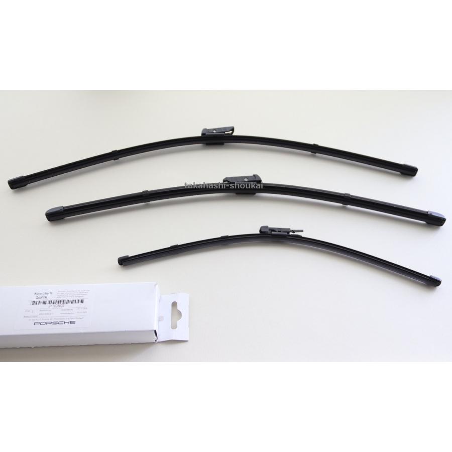 PORSCHE DESIGN フロントワイパー左右・リアワイパーセット ポルシェパナメーラ 971（2016年〜） 左ハンドル車 品番 ...