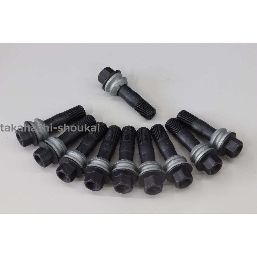 C167 W167 GLEクラス ベンツ純正部品 ホイールボルト 10本 M15 ピッチ1.25 球面首下44mm GLE300d ...