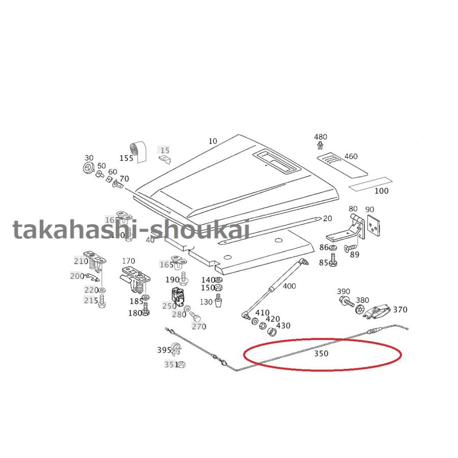 ベンツ純正品 W463 Gクラス ゲレンデヴァーゲン ボンネットワイヤ― A4638807504・A4638800159 : 高橋商会 公式 ヤフーショッピング店 - 通販 - Yahoo ...