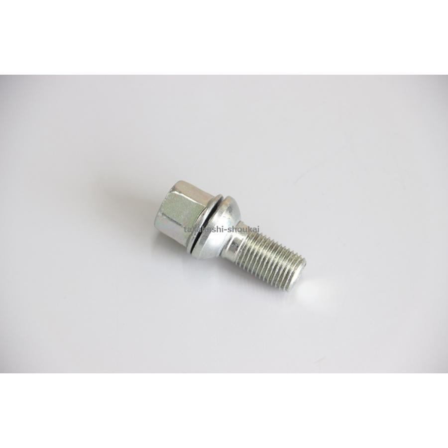 純正 ホイールボルト 1本 M14ピッチ1.5 R13球面 首下27mm トゥアレグ トゥーラン ティグアン 他 : wht002438-1 ...