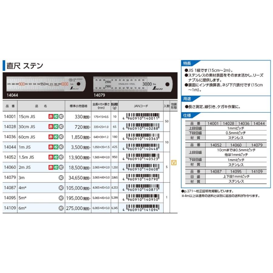 シンワ測定 直尺 ステン 30cm 14028 JIS1級 赤数字入 :14028:高橋本社Yahoo!店 - 通販 - Yahoo!ショッピング