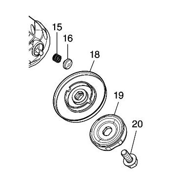 マキタ(makita) 251514-4 ツバ付6角ボルトM8（左ネジ） 草刈り機用(20番) :251514-4:高橋本社Yahoo!店 - 実店舗の一覧 - Yahoo!ショッピング