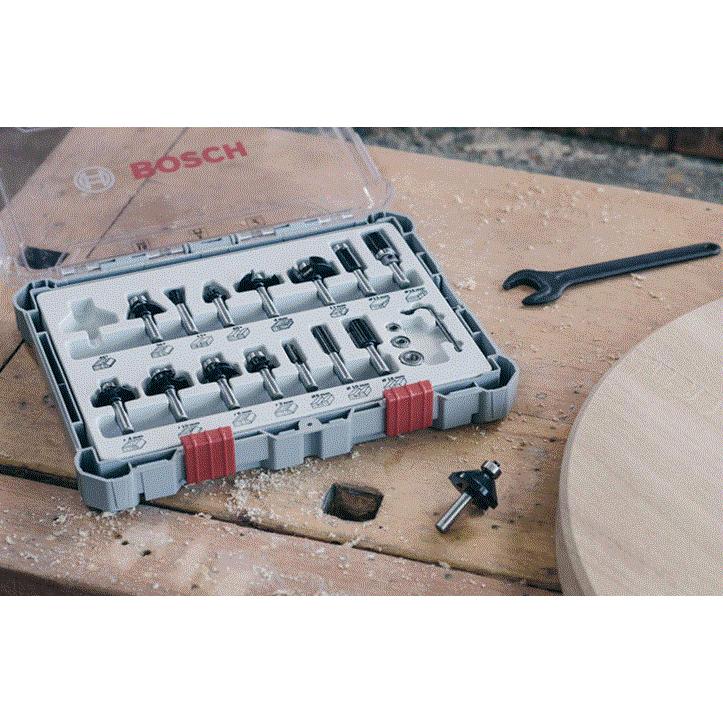 ボッシュ(BOSCH) ルーター・トリマービットセット(15種・15本入) 2607017471 :2607017471:高橋本社Yahoo ...