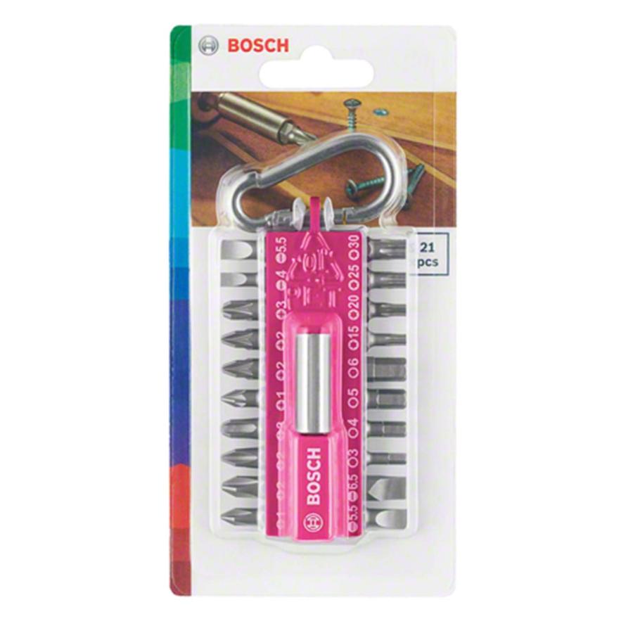 BOSCH（ボッシュ） 21pドライバービットセット PU 2607002821 携帯用ビット 先端5種 : 高橋本社Yahoo!店 - 通販 ...