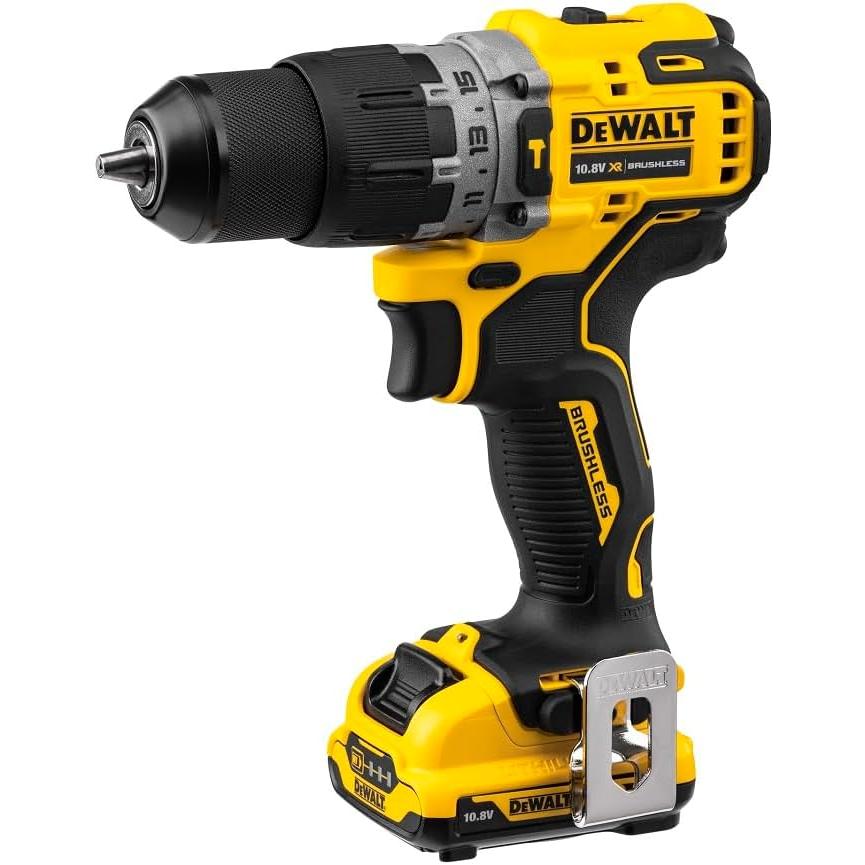 DEWALT デウォルト(DEWALT) DCD706D2-JP 10.8V XR Li-Ion ブラシレス・振動ドリルドライバー バッテリー ...