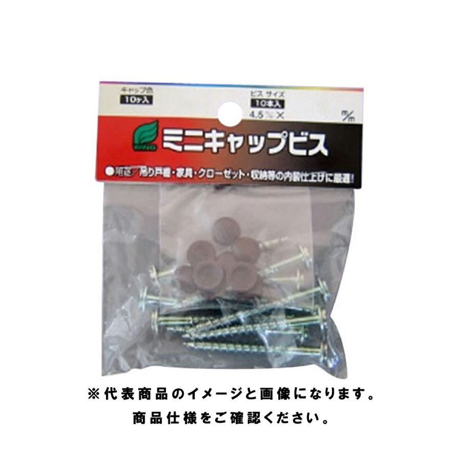 WING(ウイング) ミニキャップビス セット うす茶 頭径10.0mm 4.5×38mm 1袋 10本入 9350 : 高橋本社Yahoo!店 - 通販 - Yahoo!ショッピング