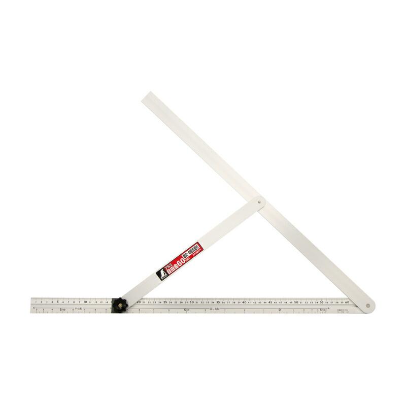 シンワ測定 アルミ自由金 60cm 勾配目盛 筋交付 62571 :4960910625716:高橋本社Yahoo!店 - 通販 ...