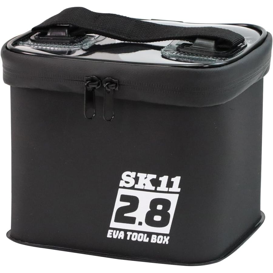 SK11 SK11(藤原産業) EVAツールボックス SEVA-2.8-BK ブラック 2.8L EVA素材で水に強く軽くて丈夫 : 高橋本社Yahoo!店 - 通販 - Yahoo!ショッピング