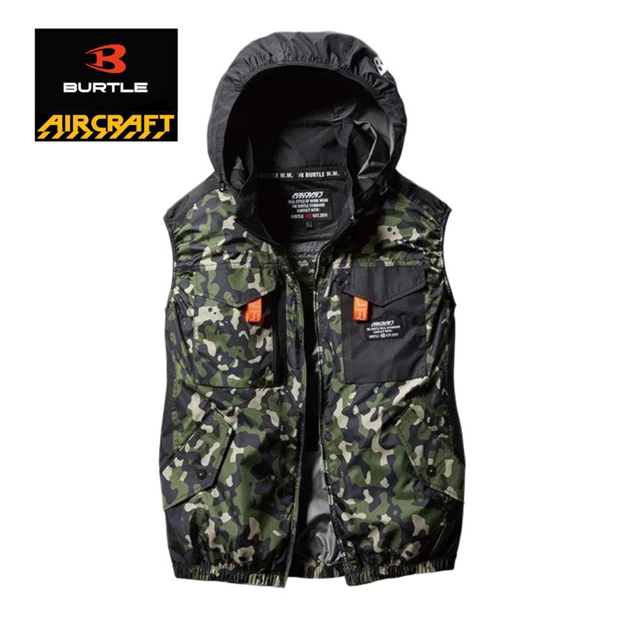 BURTLE バートル(BURTLE) エアクラフト AC1154 フルハーネス対応 -9度の遮熱効果 フード付きベスト 単体 服のみ : 高橋本社Yahoo!店 - 通販 - Yahoo ...