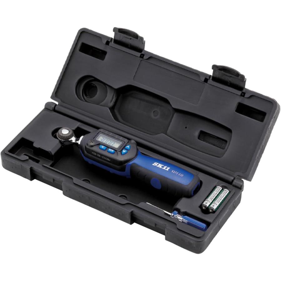 SK11 SK11(藤原産業) デジタルトルクレンチ SDT3-030 ＋ ソケットセット SHS308M 差込角9.5mm 測定範囲1.5〜30N・m 高精度±3% 8個組ソケット付属 車 ...