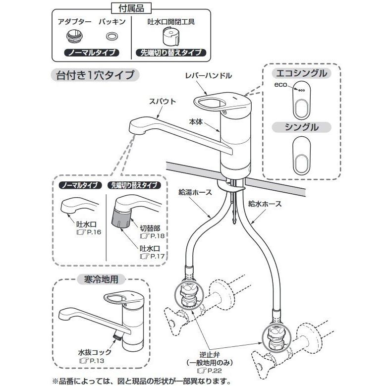 【数量限定セール】TOTO シングルレバー混合栓 TKGG31E 台付き1穴タイプ 【在庫有り数量限定】 :tkgg31e:高橋本社Yahoo!店 - 通販 - Yahoo!ショッピング