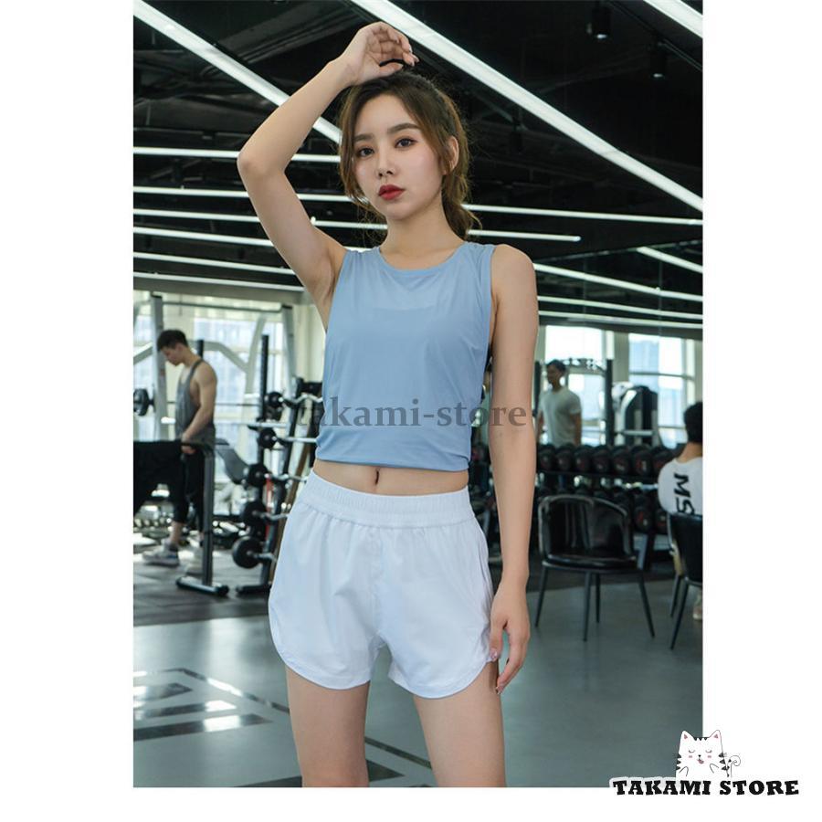 タンクトップ レディース トップス カットソー 無地 ストレッチ カジュアル 通気性 ゆったり 速乾 着痩せ スポーツジム おしゃれ スポーツ 春夏 : タカミストア - 通販 - Yahoo ...