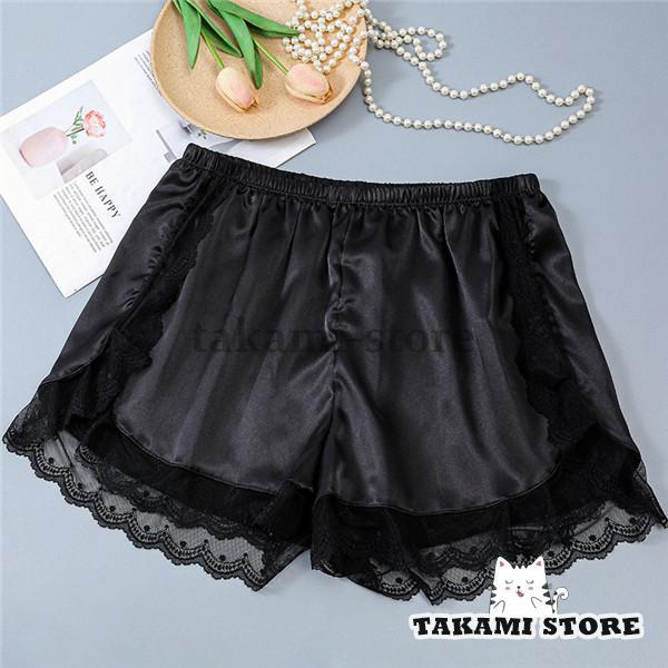 ペチパンツ タップパンツ インナー ペチコート ルームウェア 部屋着 ショートパンツ 下着 肌着 大人 レース柄 ボトムス 透け防止 見せパンツ : ml1028-ny214 : タカミストア ...