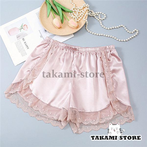 ペチパンツ タップパンツ インナー ペチコート ルームウェア 部屋着 ショートパンツ 下着 肌着 大人 レース柄 ボトムス 透け防止 見せパンツ : ml1028-ny214 : タカミストア ...