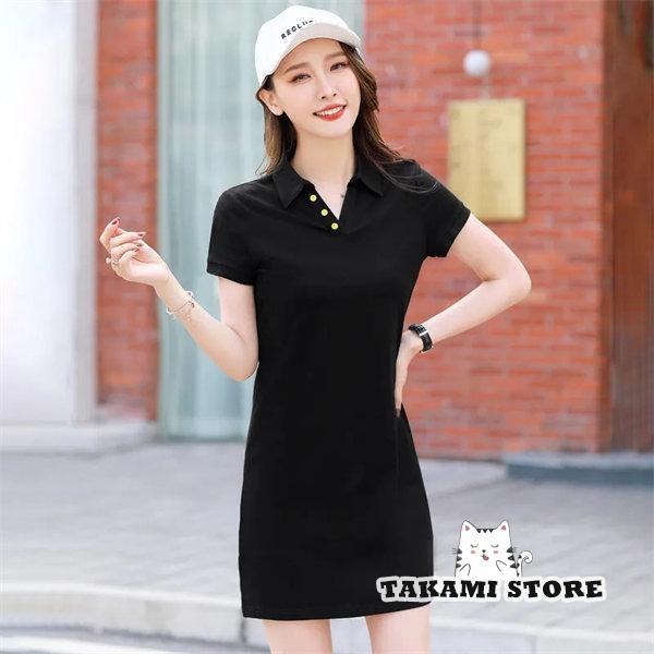 ポロワンピース ミニワンピース ゴルフワンピース タイトワンピース レディース 大きいサイズ 細身 薄手 春夏 体型カバー 着痩せ スポーツウェア : ta0517-xia27 : タカミ ...
