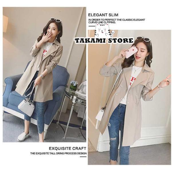トレンチコート レディース スプリングコート 春コート ロングコート アウター フォーマル 春 秋 お洒落 無地 通勤 薄手 着痩せ 可愛い おしゃれ : タカミストア - 通販 ...