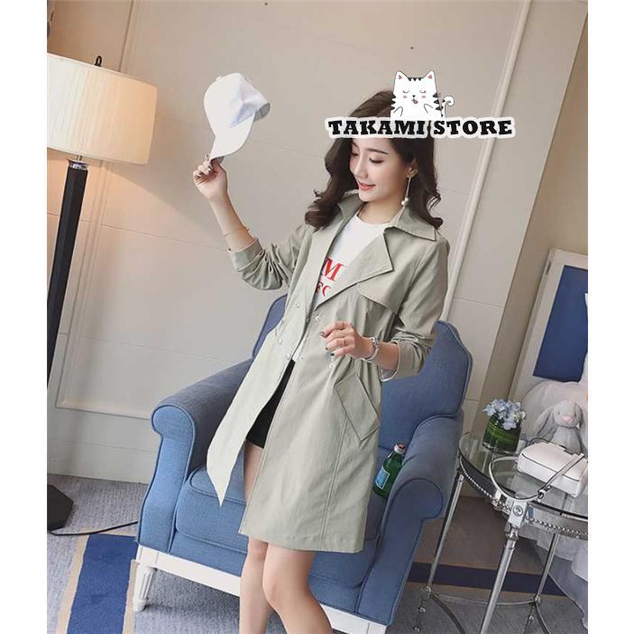 トレンチコート レディース スプリングコート 春コート ロングコート アウター フォーマル 春 秋 お洒落 無地 通勤 薄手 着痩せ 可愛い おしゃれ : タカミストア - 通販 ...