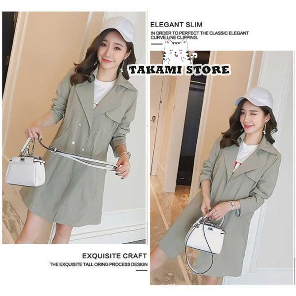 トレンチコート レディース スプリングコート 春コート ロングコート アウター フォーマル 春 秋 お洒落 無地 通勤 薄手 着痩せ 可愛い おしゃれ : タカミストア - 通販 ...