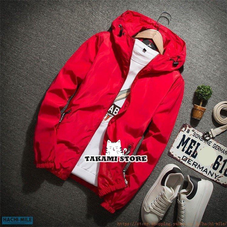 マウンテンパーカー メンズ ウィンドブレーカー 無地ジャケット 防風 ジップアップ 秋ジャケット S-7XL 秋物 父の日 : タカミストア - 通販 - Yahoo!ショッピング