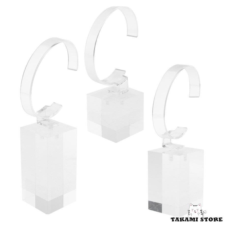 アクリル腕時計ディスプレイスタンドショーケースブレスレットディスプレイホルダー8センチメートル透明 :tk22810-wj600:タカミストア - 通販 - Yahoo!ショッピング
