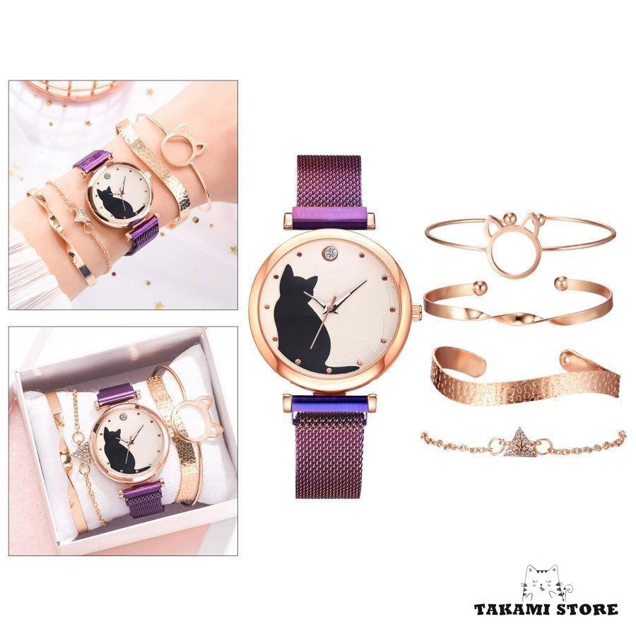 5xレディースウォッチチェーンブレスレットバングル女性リストバンドジュエリー :tk22810-wj620:タカミストア - 通販 - Yahoo!ショッピング