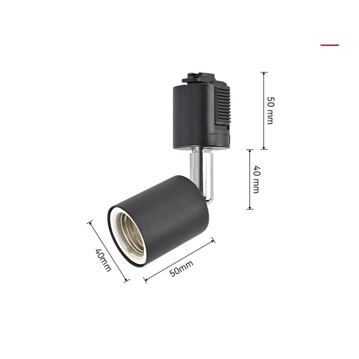 2個4個セット DIY ソケット スポットライト E11 E17 E26 ダクトレール用 照明器具 北欧 おしゃれ LED対応 角度調整 店舗 展示室 ダイニング リビング 照明 : タカミ ...