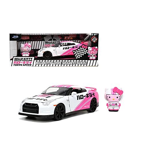 JADA TOYS 1/24 日産 GT-R (R35) 2009 ハロー キティ フィギア Hello Kitty Nissan TOKYO ...