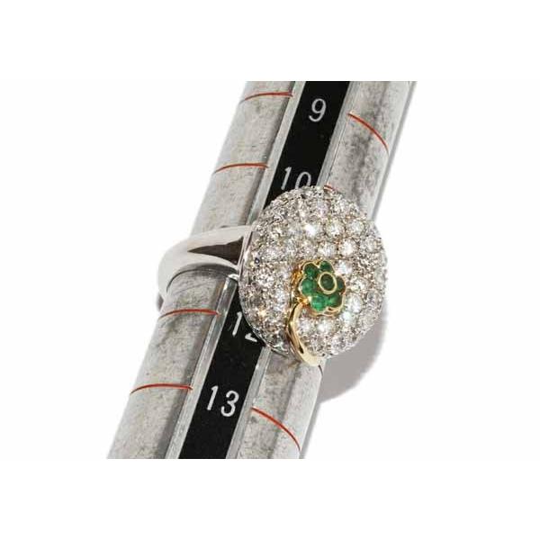 指輪(リング) K18WG/K18YG エメラルド/ダイヤ1.65ct : たかみ質店 Yahoo!店 - 通販 - Yahoo!ショッピング