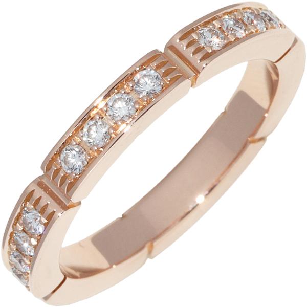 カルティエ 指輪 K18PG ダイヤ12P(0.15ct) マイヨンパンテールリング ハーフダイヤ B42212 :2300204:たかみ質店 Yahoo!店 - 通販 - Yahoo!ショッピング