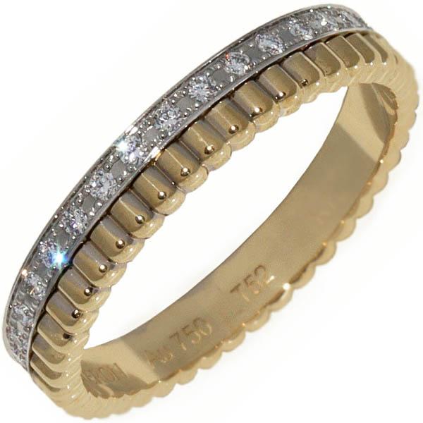 ブシュロン 指輪 K18YG K18WG ダイヤ33P(0.24ct) キャトルラディアントリング ハーフ JAL00134 : たかみ質店 Yahoo!店 - 通販 - Yahoo!ショッピング