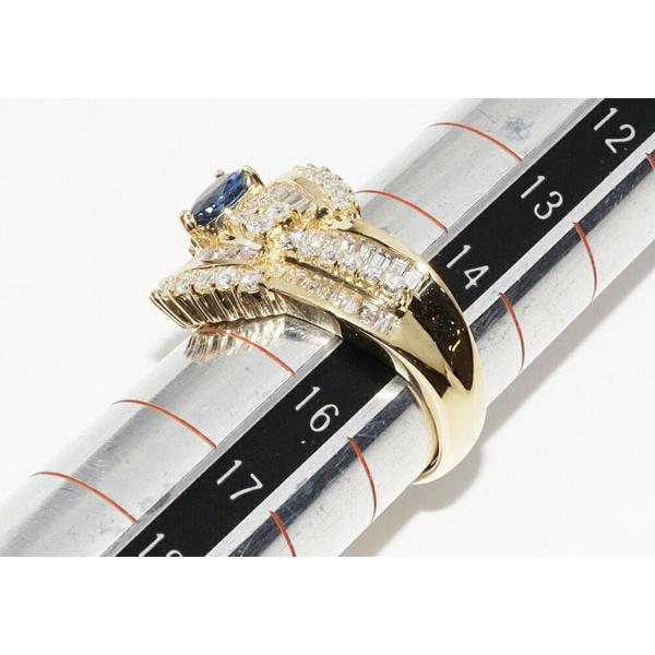 指輪 K18YG サファイア0.49ct ダイヤ1.90ct : たかみ質店 Yahoo!店 - 通販 - Yahoo!ショッピング