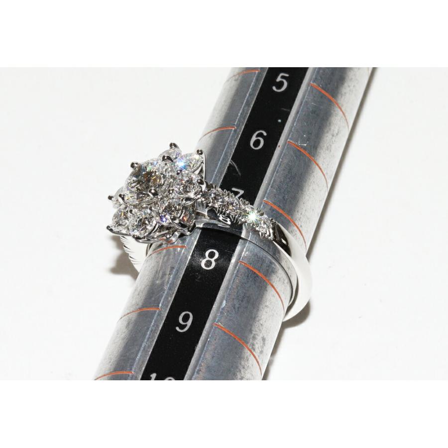ハリーウィンストン 指輪 Pt950 センターダイヤ0.70ct(E-VS1-3EXCELLENT-NONE) ダイヤ計約1.72ct サンフラワーリング スモール FRDPNASMSF ...