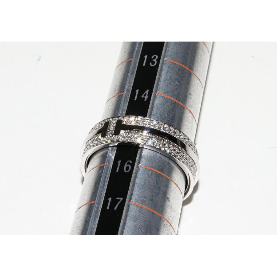 ティファニー 指輪 K18WG パヴェダイヤ0.67ct T TWOワイドリング : たかみ質店 Yahoo!店 - 通販 - Yahoo!ショッピング