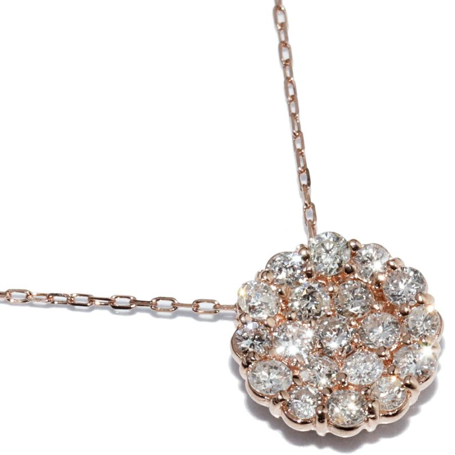 ペンダントネックレス K18PG ダイヤ0.30ct フラワー 花 : たかみ質店 Yahoo!店 - 通販 - Yahoo!ショッピング