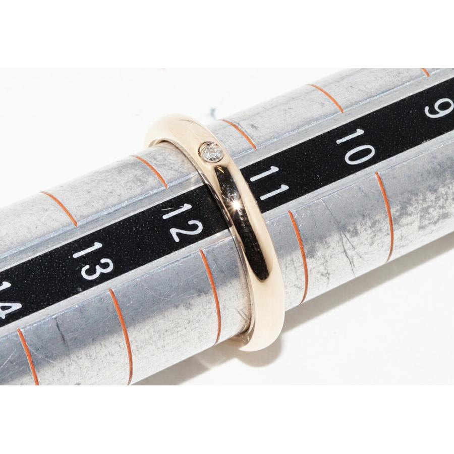 ティファニー 指輪 K18PG ダイヤ1P(0.02ct) エルサペレッティ スタッキングバンドリング : たかみ質店 Yahoo!店 - 通販 - Yahoo!ショッピング