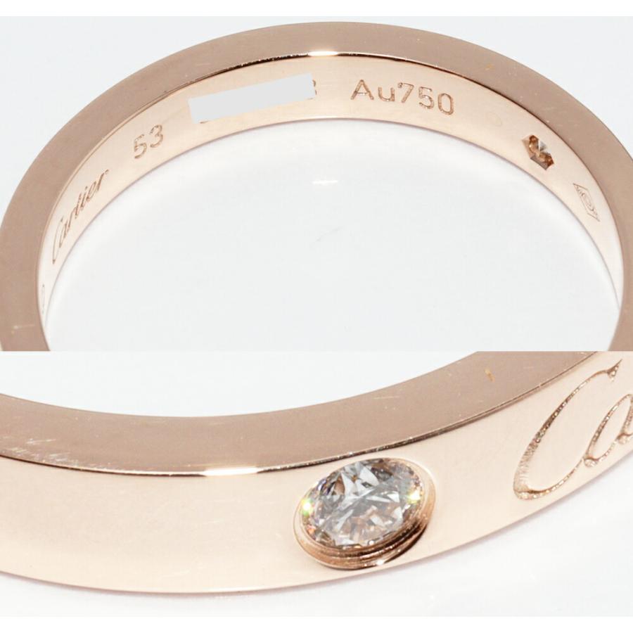 Cartier カルティエ 指輪 K18PG ダイヤ1P(0.03ct) Cドゥカルティエリング エングレーブドリング B40864 : たかみ質店 Yahoo!店 - 通販 - Yahoo ...