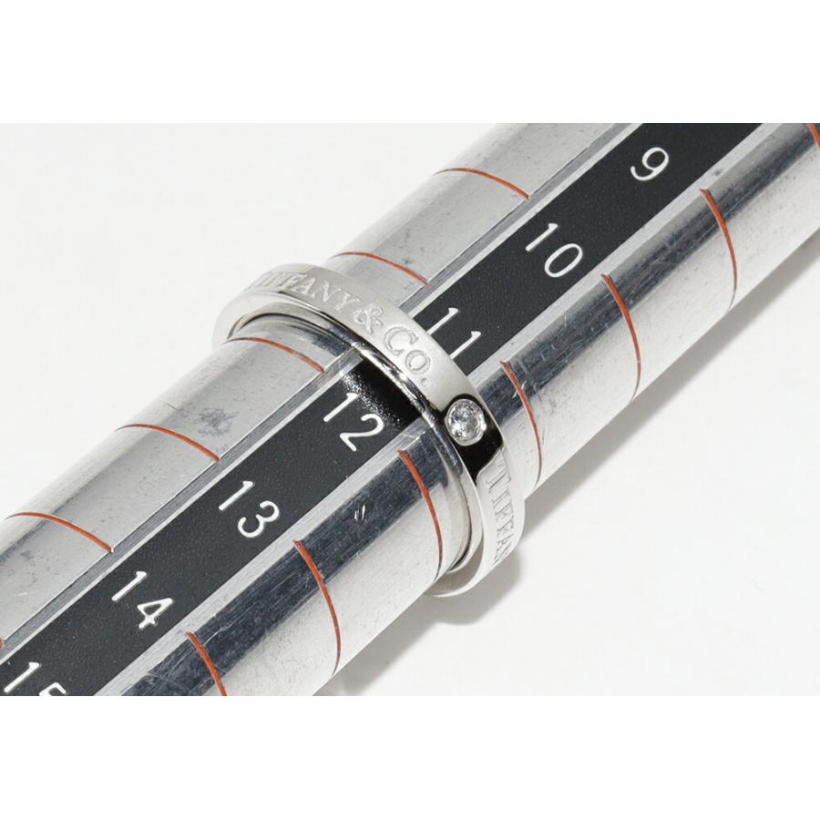 ティファニー 指輪 Pt950 ダイヤ3P(0.07ct) T&CO. バンドリング フラットバンドリング 幅3ミリ : たかみ質店 Yahoo!店 - 通販 - Yahoo!ショッピング