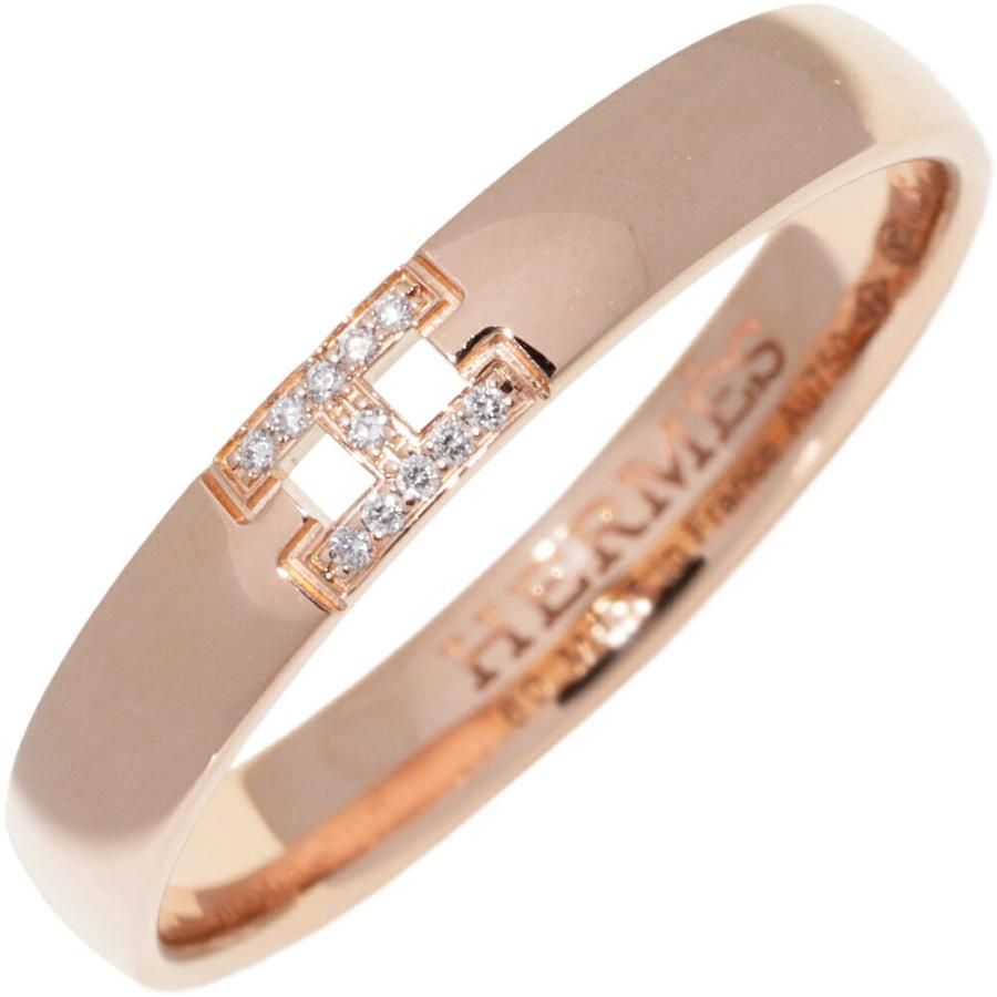 HERMES エルメス 指輪 K18PG ダイヤ11P(0.02ct) エヴァー・ヘラクレスリング H119850B 00059 : たかみ質店 Yahoo!店 - 通販 - Yahoo!ショッピング