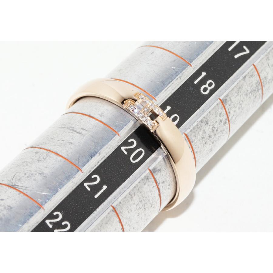 HERMES エルメス 指輪 K18PG ダイヤ11P(0.02ct) エヴァー・ヘラクレスリング H119850B 00059 : たかみ質店 Yahoo!店 - 通販 - Yahoo!ショッピング