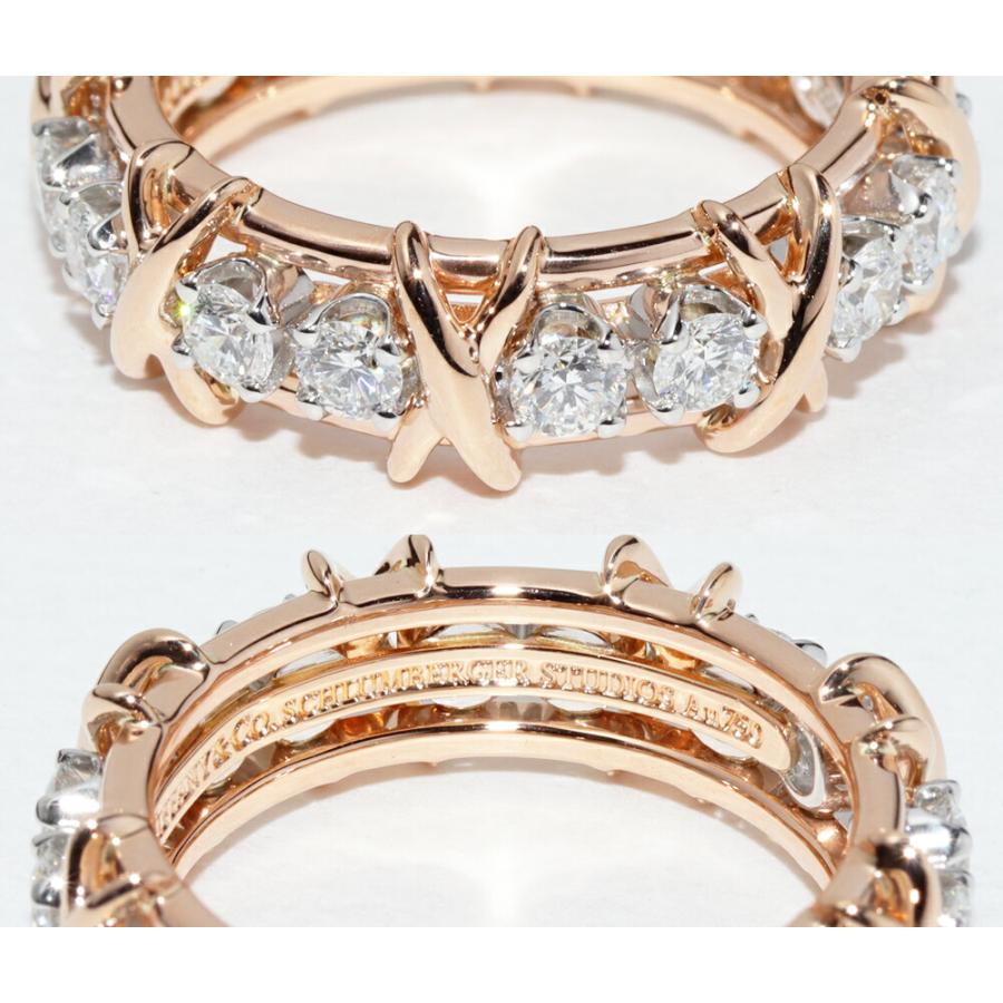 ティファニー 指輪 K18PG Pt950 ダイヤ16P(1.14ct) ジャン・シュランバージェ 16ストーンリング : たかみ質店 Yahoo!店 - 通販 - Yahoo!ショッピング