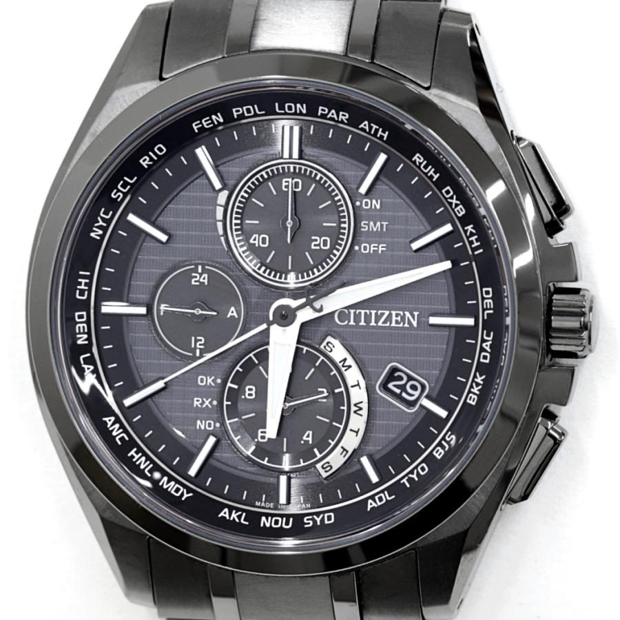 ATTESA（CITIZEN） シチズン アテッサ AT8044-56E H804-T019731 腕時計 電波時計 クロノグラフ エコ ...