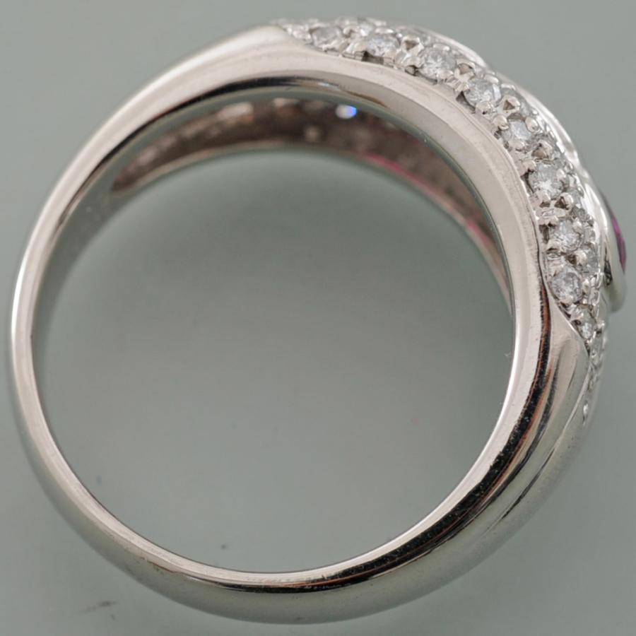 【B65】 Pt900 プラチナ ルビー 0.84ct ダイヤモンド 0.33ct デザイン リング 指輪 中古品仕上げ済み 12号 : りゅうせい - 通販 - Yahoo!ショッピング