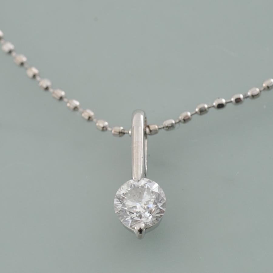 【C98】 K18WG ホワイトゴールド Pt900 プラチナ ダイヤモンド 0.21ct デザイン ペンダントネックレス 中古美品 : りゅうせい - 通販 - Yahoo!ショッピング