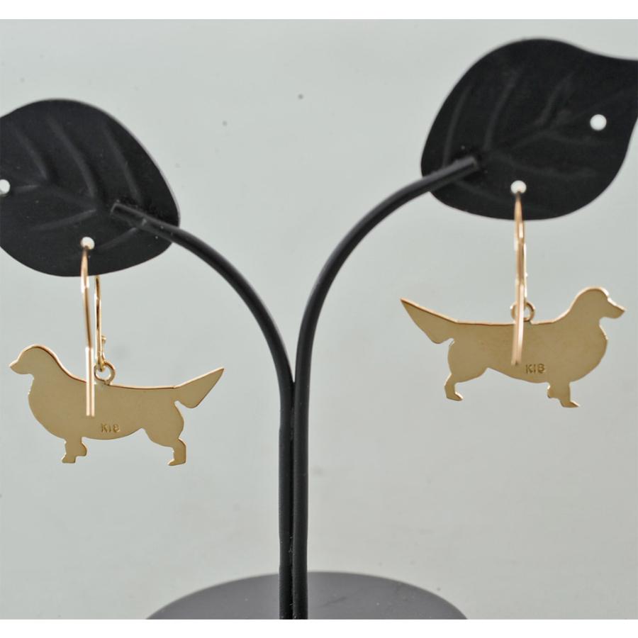【H06】 K18 イエローゴールド 犬 デザイン ピアス ペア 中古品仕上げ済み フック式 ドッグ いぬ : りゅうせい - 通販 - Yahoo!ショッピング