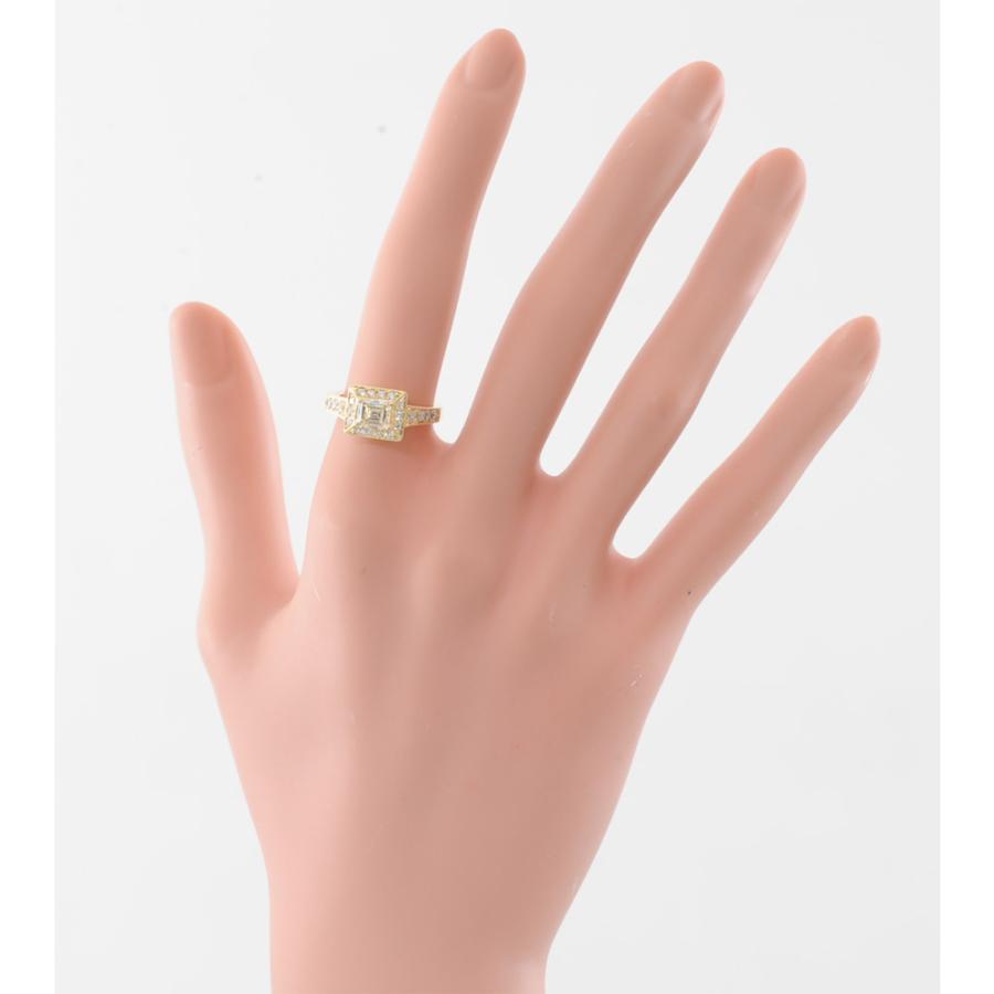 【H26】 K18 イエローゴールド 天然ダイヤモンド 0.718ct ダイヤモンド 0.49ct デザイン リング 指輪 中古品仕上済 鑑別書付 11.5号 : りゅうせい - 通販 ...