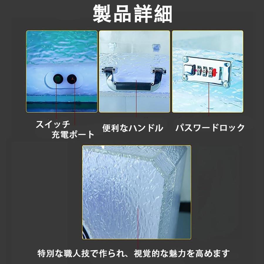 発光スペードシャンパンボックス カラフルな光るワイン 発光スペードシャンパンボックス カラフルな光るワイン