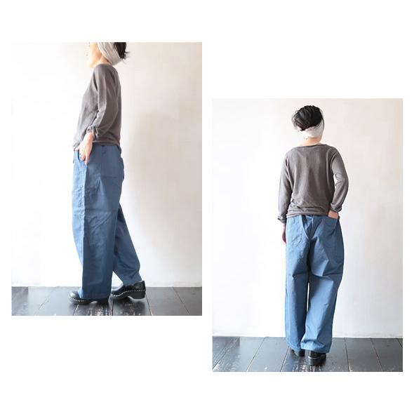 ホームスパン パンツ homspun レディース 高密度ウェポンひも付きギャザーパンツ SAX 3357 送料無料 : 3357-s : TAKANNA - 通販 - Yahoo!ショッピング